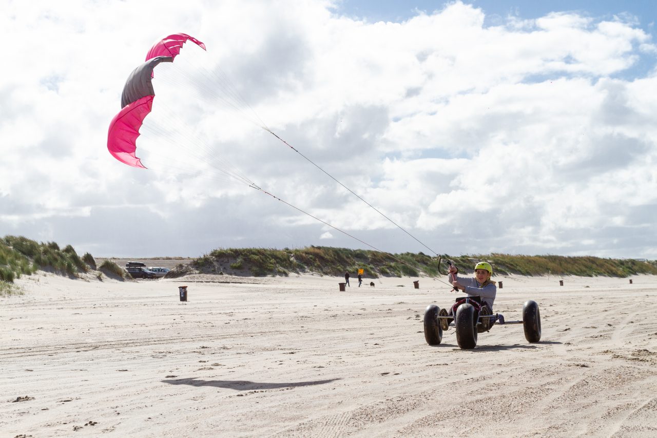 Kitebuggyen - Beachclub Natural High - Zeeland